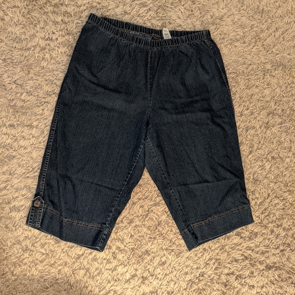 Just My Size | Pants & Jumpsuits | 22 Jms 2x Denim Blue Jean Capri W ...